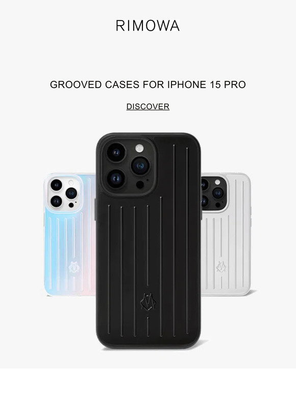 RIMOWA: New: RIMOWA iPhone 15 Pro Cases | Milled