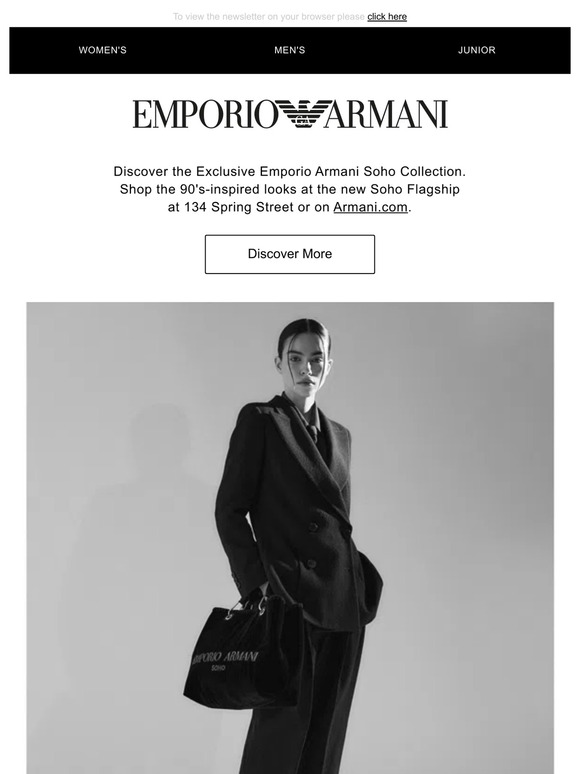 Armani: Discover the Exclusive Soho Collection | Milled