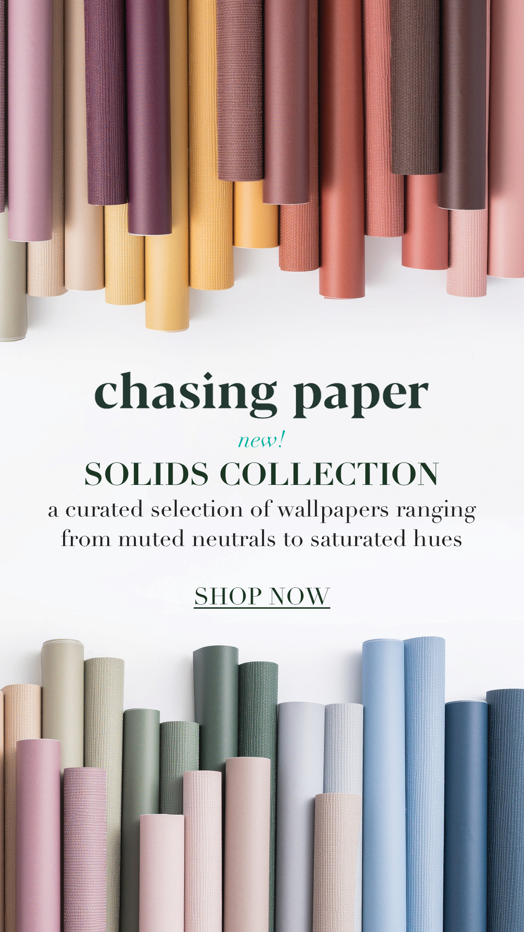 Chasing Paper: A Fresh Take on Wallpaper - Chasing Paper's Solids Collection is HERE! | Milled