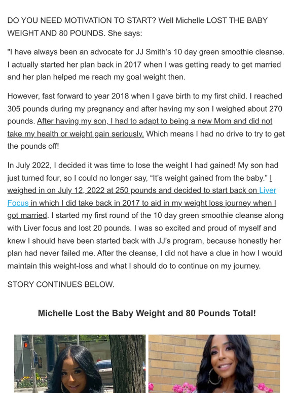 JJ Smith: Michelle explains how she lost the baby weight (pics inside ...