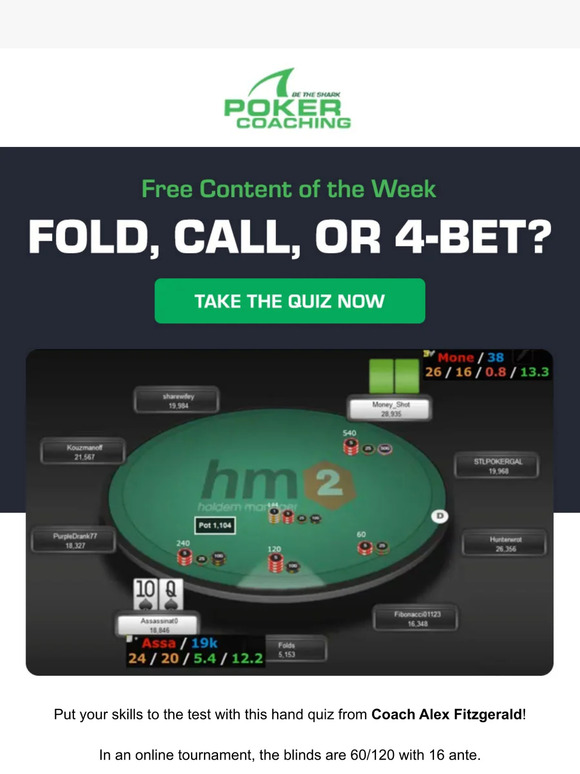Poker Coaching: Fold, call, or 4-bet with Q♠-10♠ UTG? | Milled