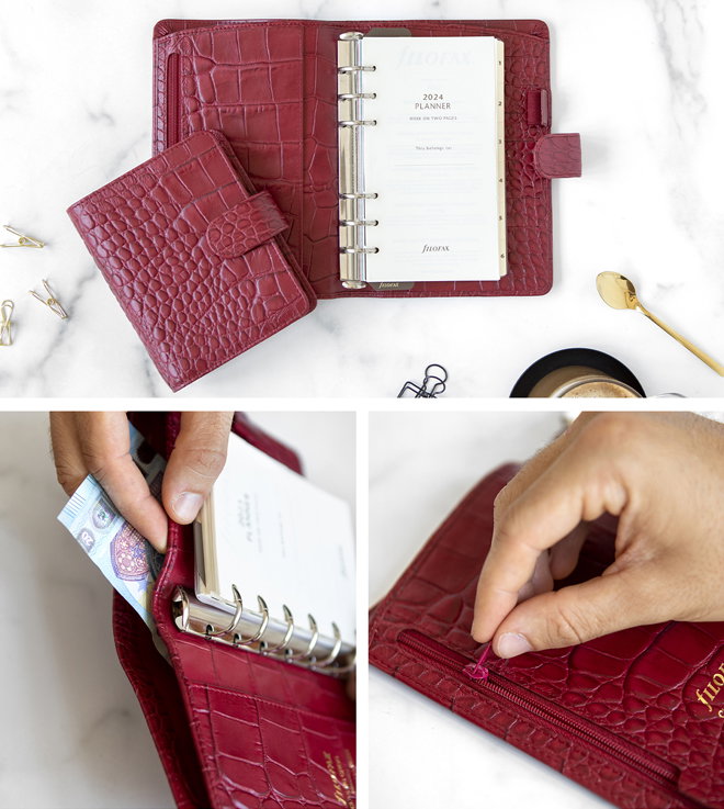 Filofax UK: New In | Classic Croc in Cherry! | Milled