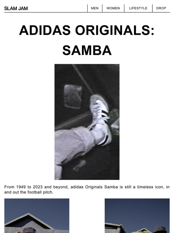 Slam Jam: adidas Originals: Samba | Introducing: NII HAI | Milled
