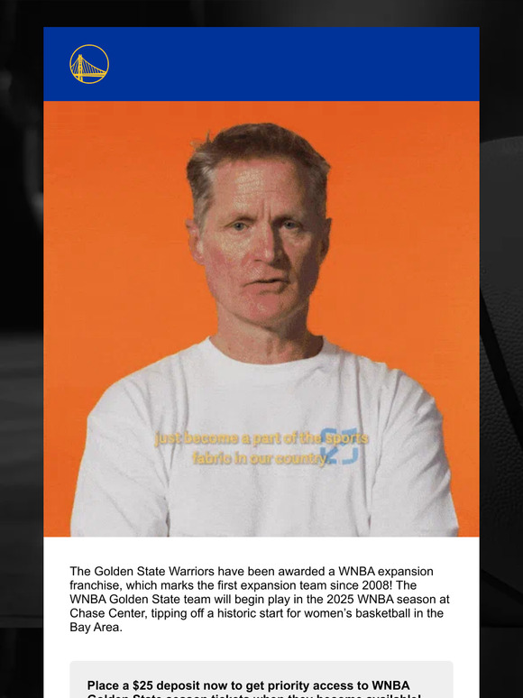 Golden State Warriors: It’s Happening: The WNBA Golden State Team Tips ...