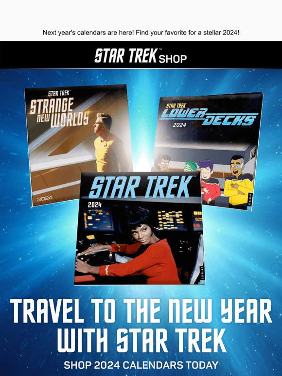 Star Trek: Get Ready for 2024 with Star Trek Wall Calendars! | Milled