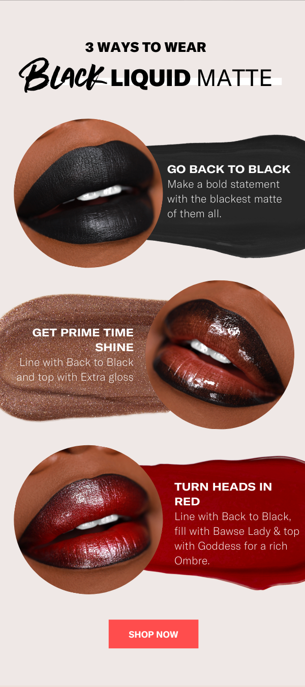 The Lip Bar: 3 Ways To Wear A Black Matte Lipstick | Milled