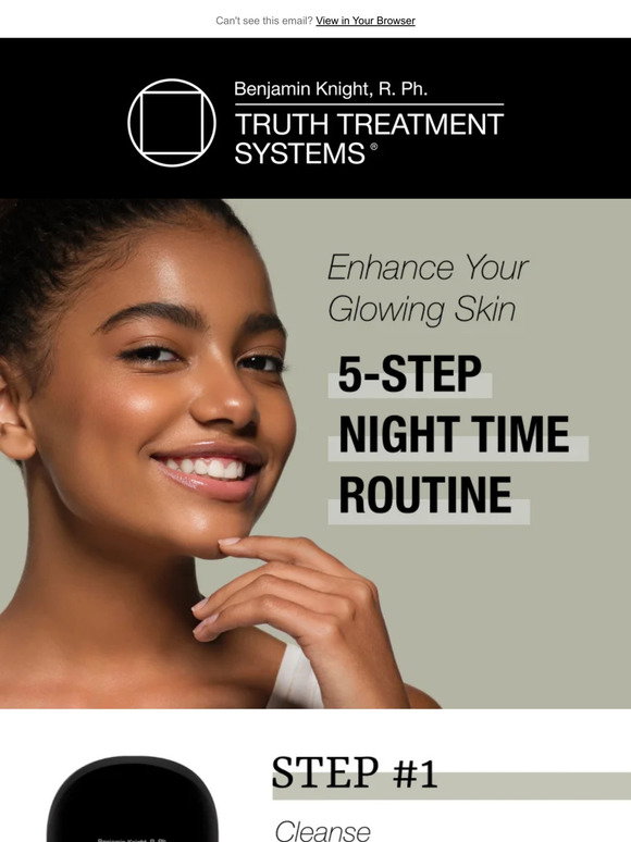 Truth Treatments: A Simple 5-Step Night Time Routine | Milled