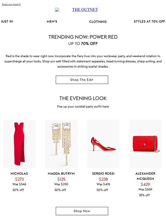 The Outnet: Power red: the hottest trend right now | Milled