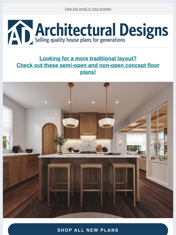 Architectural Designs: Shop these Non-Open Concept Plans! | Milled