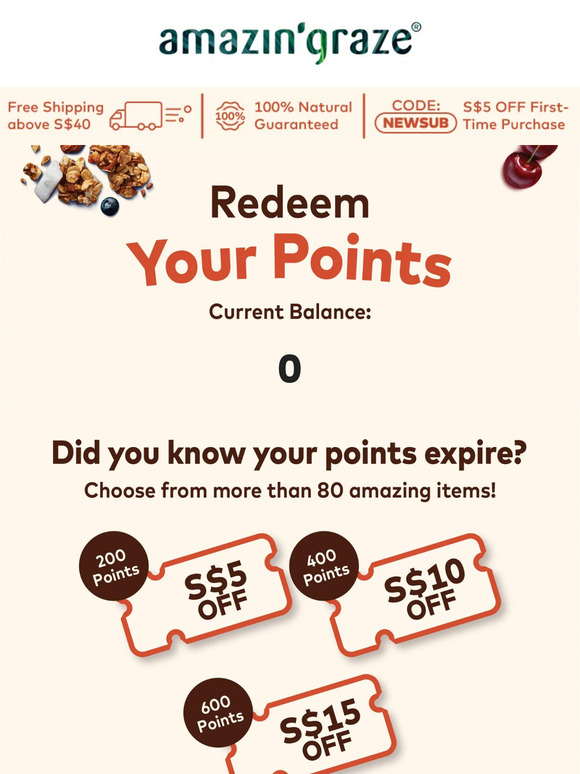 Amazingraze: Did you know your points expire? 😨 | Milled