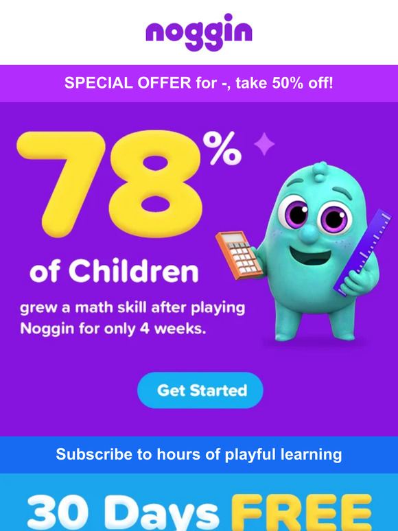 Noggin: Try Noggin for FREE and boost your child's learning! | Milled