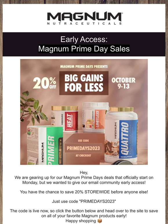 Hitch Fit: Exclusive Early Access: Magnum Prime Days! 📦 | Milled