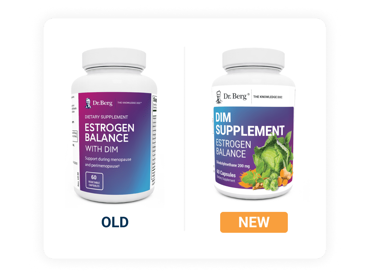 Dr. Berg: The Newly Improved DIM Supplement Is Here🎉 | Milled