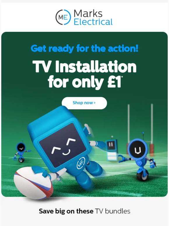 Marks Electrical: TV installation for ONLY £1 🤩 | Milled