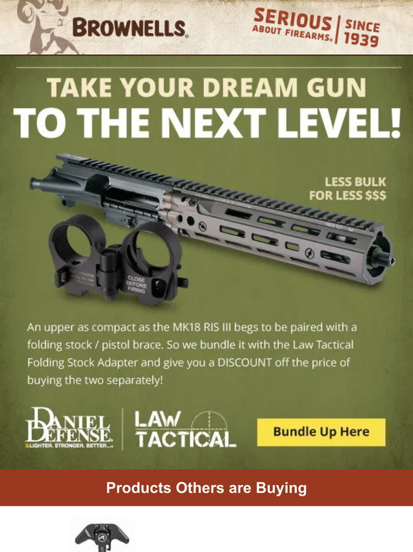Brownells: Daniel Defense MK18 "Accessorizer's Dream" upper | Milled