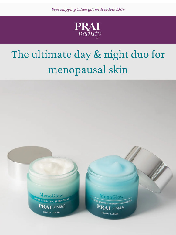 Prai Beauty: Ultimate day & night duo for menopausal skin | Milled