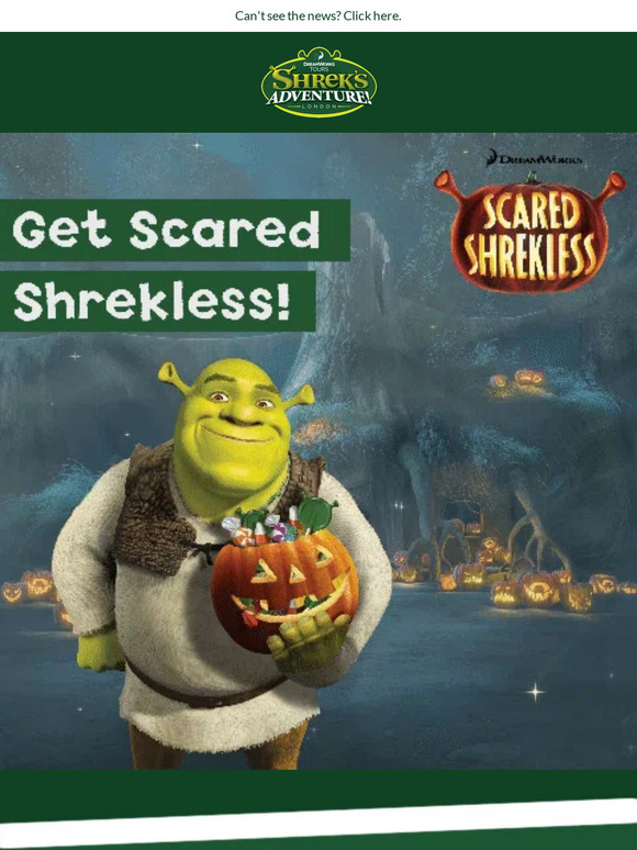 Shrek's Adventure: This Halloween get prepared to be Scared Shrekless ...