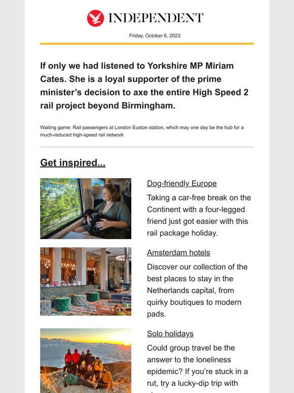 The Independent: Intercity rail passengers are the problem – HS2 was ...