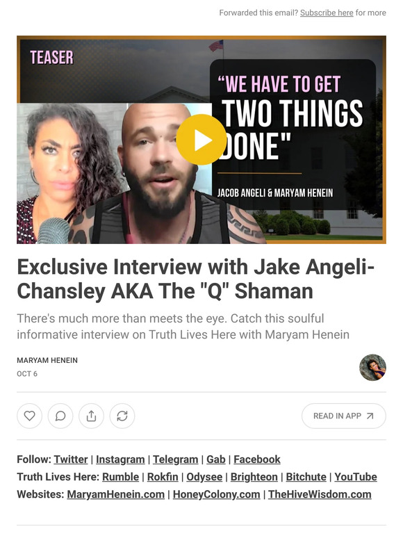 HoneyColony: Exclusive Interview with Jake Angeli-Chansley AKA The "Q ...