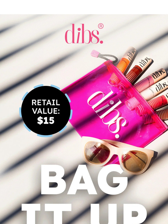 DIBS Beauty: FREE DIBS Makeup Bag | Milled