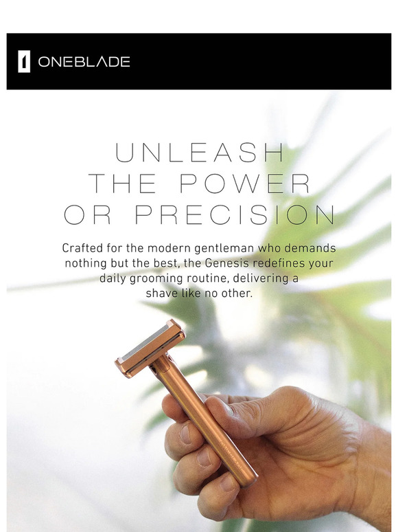 OneBlade: 🪒 Introducing the Genesis: Elevate Your Shaving Experience ...