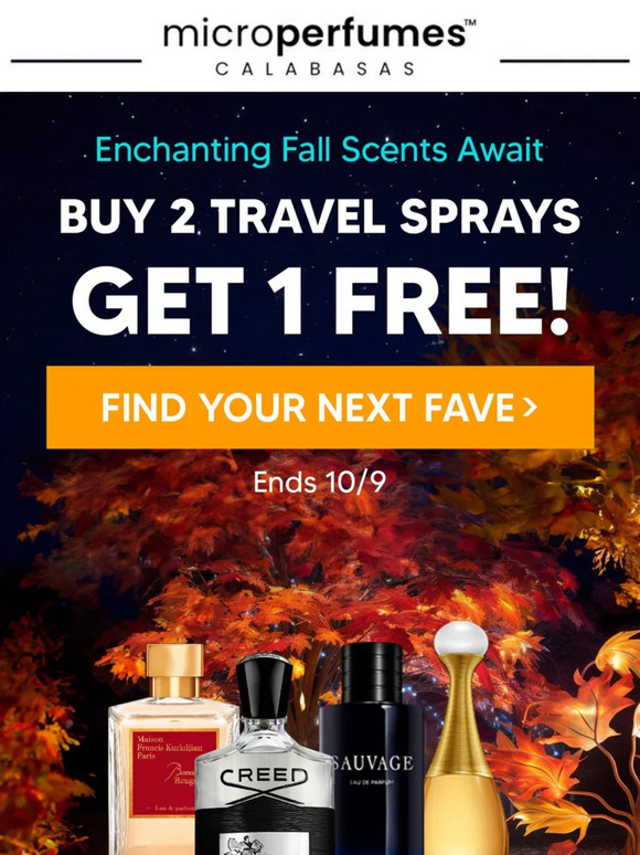 MicroPerfumes: GET A FREE TRAVEL SPRAY | Milled