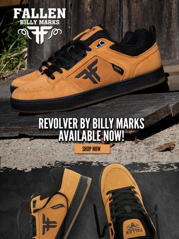 Fallen Footwear: Revolver by Billy Marks - Available Now! 🙌 | Milled