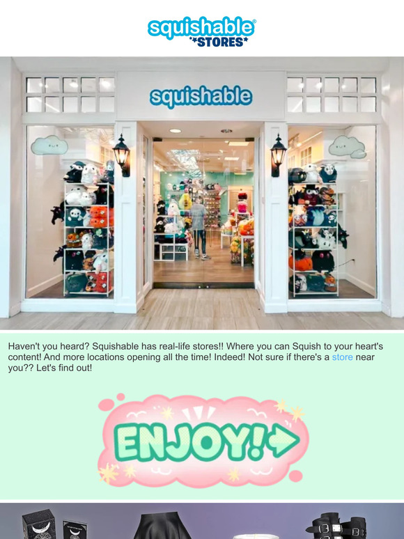 Squishable: New Squishable stores! They're aliiiiive!! 😱 | Milled