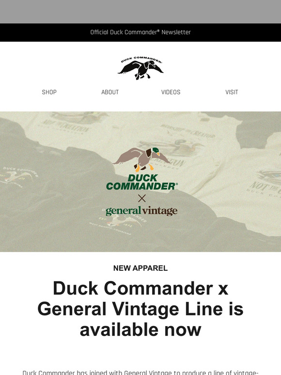 Duck Commander: NEW Limited Edition Apparel 🦆 | Milled
