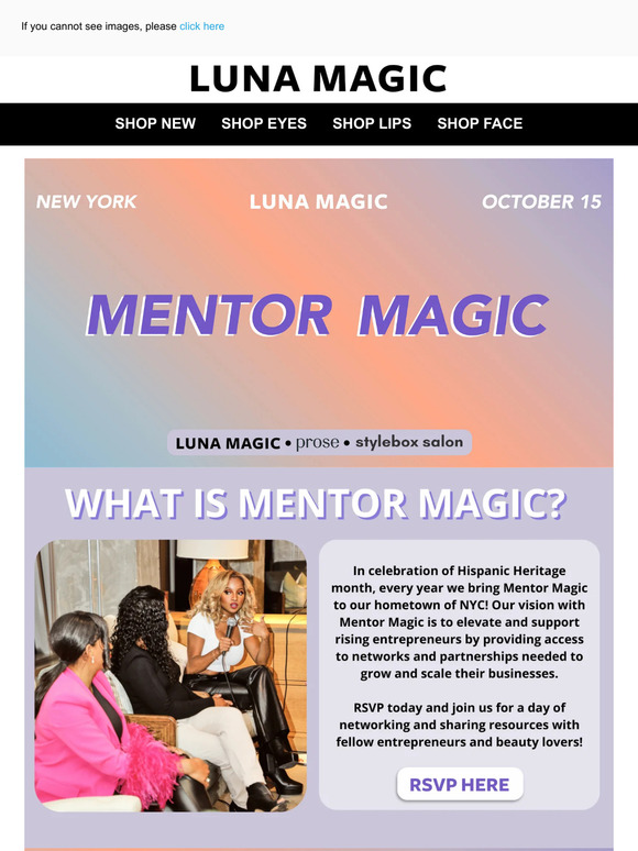 Luna Magic: What to expect at MENTOR MAGIC! | Milled