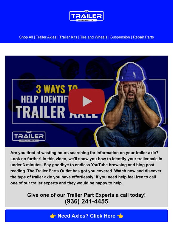 The Trailer Parts Outlet: 3 Quick Ways To Identify Your Trailer Axle ...