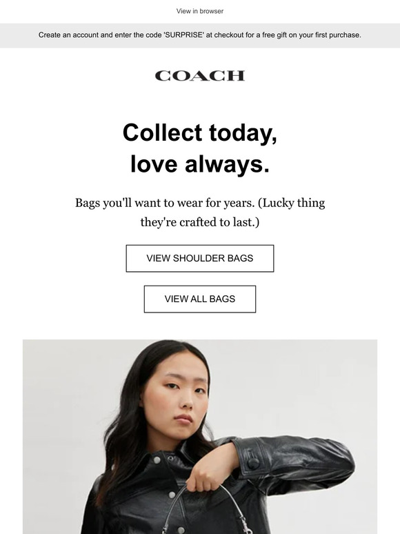 Coach: Shoulder bags you'll love for years (like, lots of years). | Milled