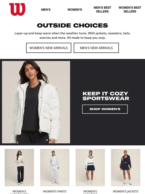 Wilson: BRAND NEW COLLECTION: All made to keep you cozy | Milled