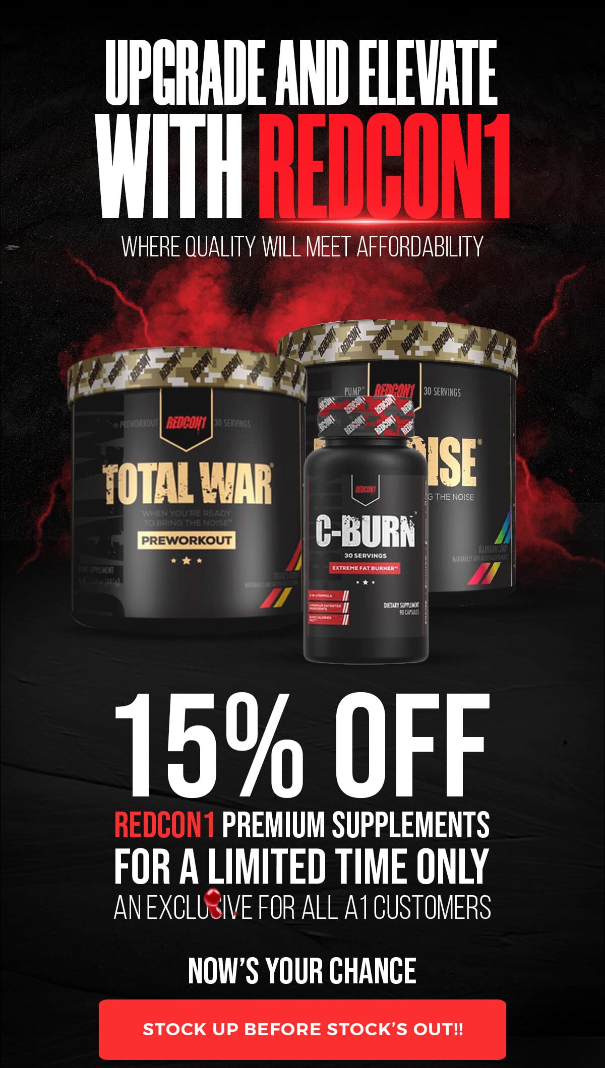 A1Supplements: STRENGTH MEET SAVINGS: REDCON1 STYLE! | Milled