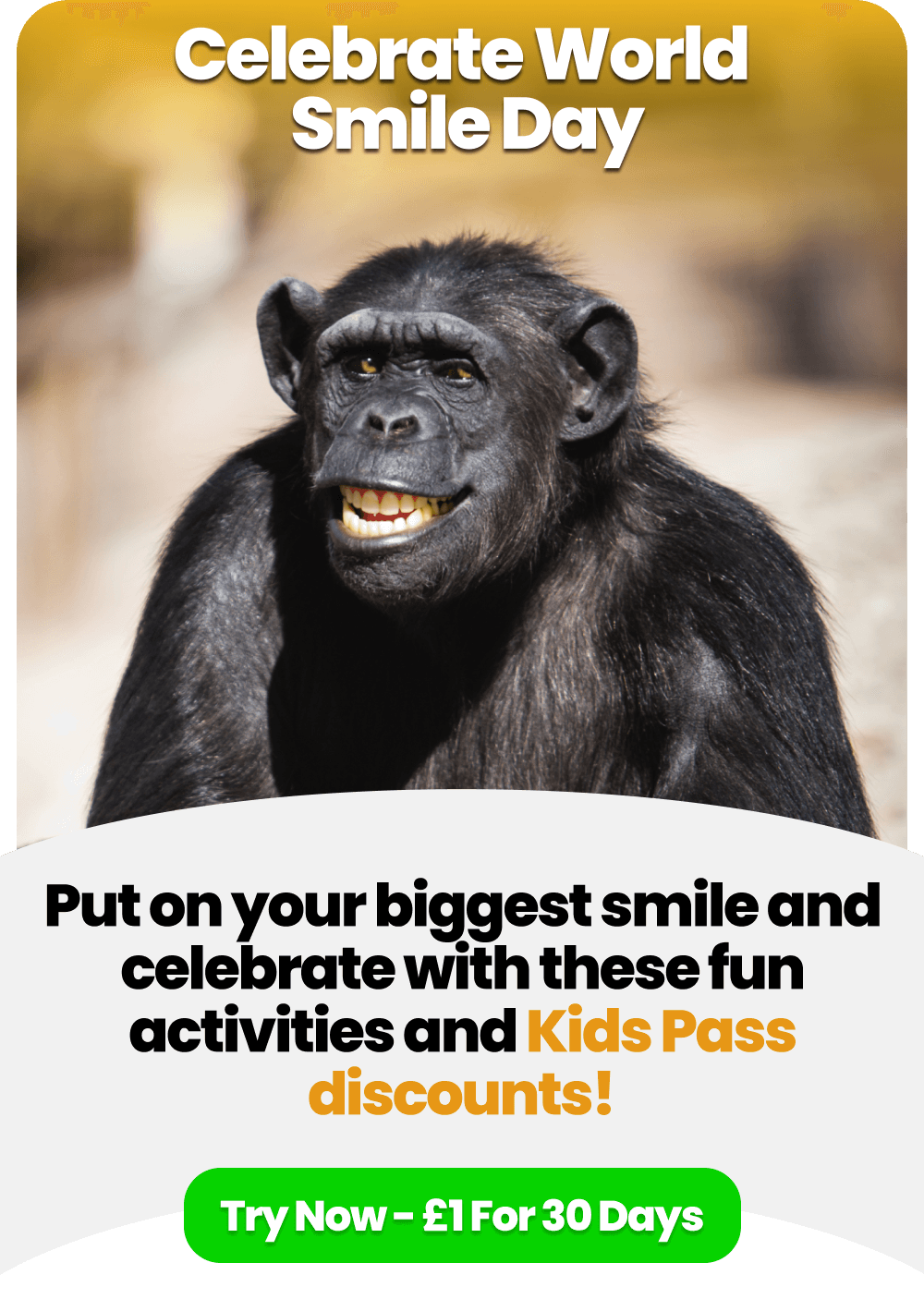 Kids Pass: 😁 Let’s Celebrate World Smile Day Together 😄 | Milled