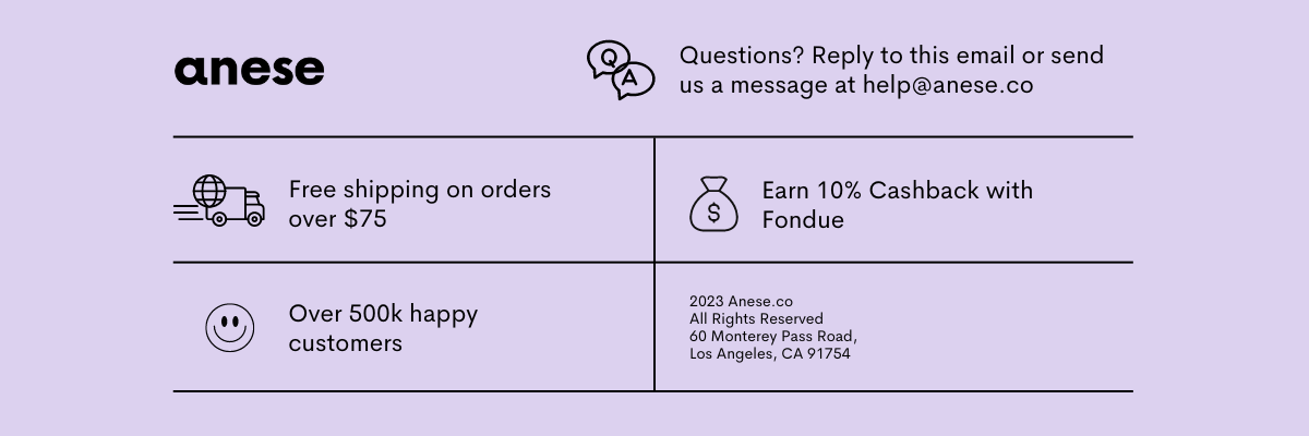 Anese: Let's celebrate the long weekend with 20% Off 🔥 | Milled