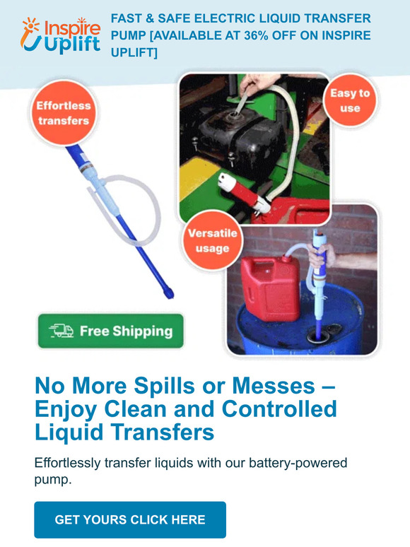Inspire Uplift: Battery-Operated Pump: Perfect Solution for Liquid ...