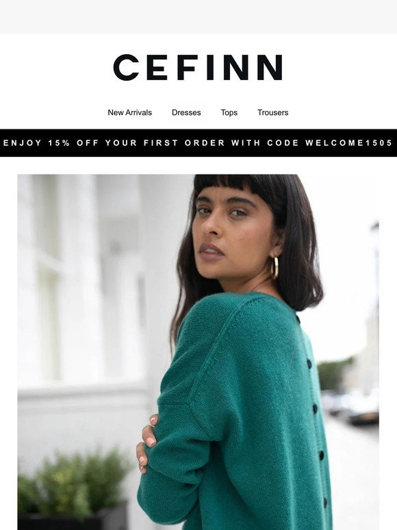 Cefinn: Just In | 100% Cashmere Jumpers | Milled