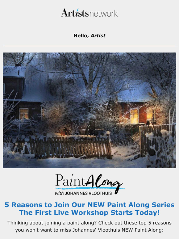 Artists Network: 5 Reasons to Join our NEW Paint Along | Milled