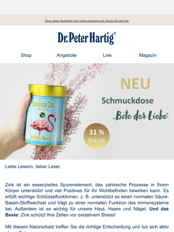 Dr. Peter Hartig: 🦩 Wunderschöne Schmuckdose „Bote der Liebe“ 💕 | Milled