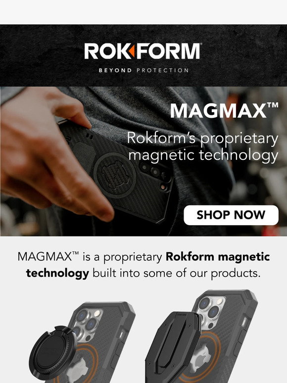 Rokform: MAGMAX™ | Rokform's Proprietary Magnetic Technology | Milled
