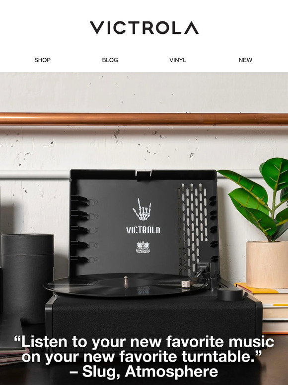 Victrola: Atmosphere x Victrola Revolution GO | Milled