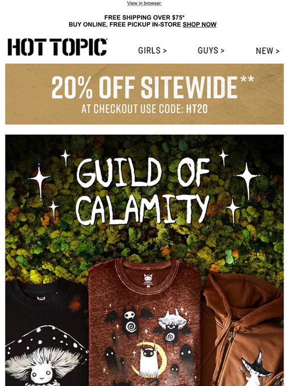 Hot Topic: Forest ghouls, creatures & more from Guild of Calamity 🍄 ...