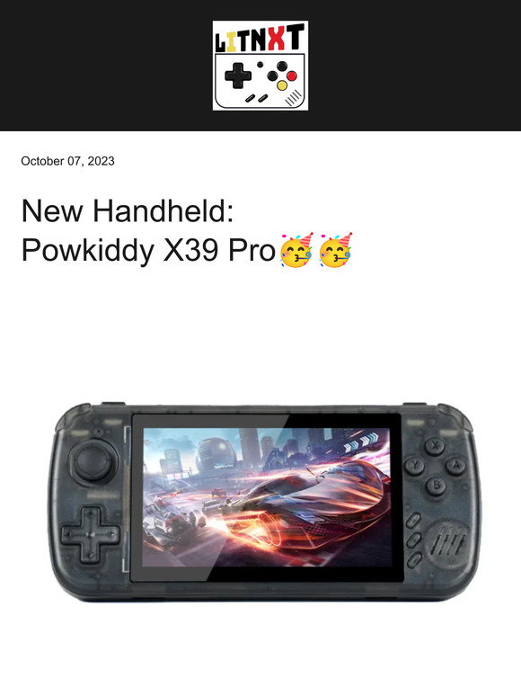 LITNXT: New Handheld: Powkiddy X39 Pro🥳🥳 | Milled