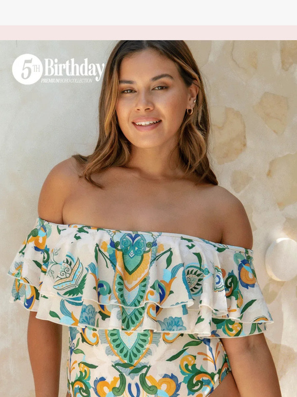 Infamous Swim: Premium Birthday Boho Collection is LIVE! | Milled
