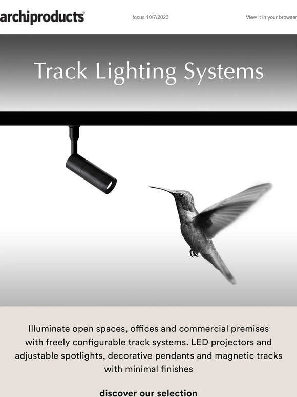 Archiproducts: Track Lighting Systems | Milled