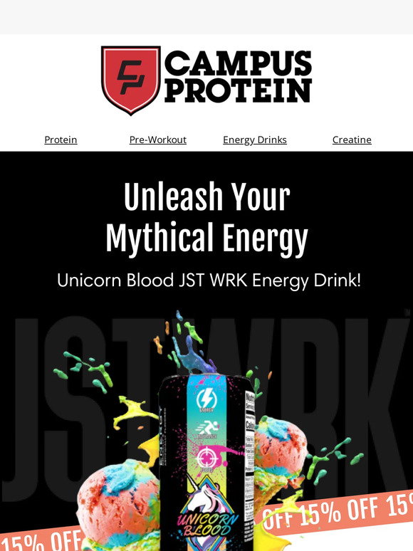 Campus Protein: Dive into a Mythical Boost: New Unicorn Blood Energy ...
