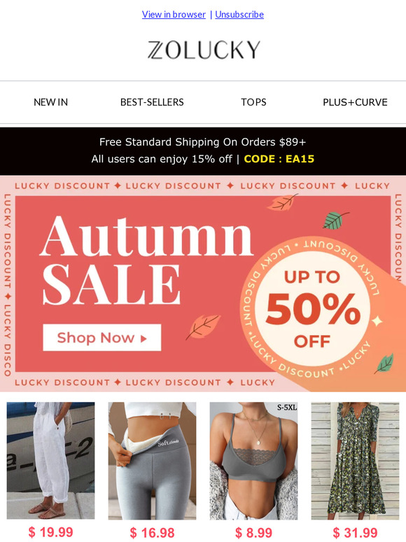 Zolucky Us: Own the Spotlight with Our Stunning Fall Fashion Collection ...