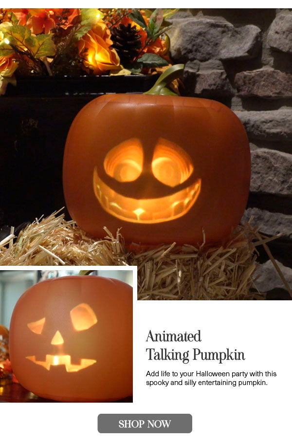 Sporty's Pilot Shop: The 5' Tall Inflatable Talking Pumpkin | Milled