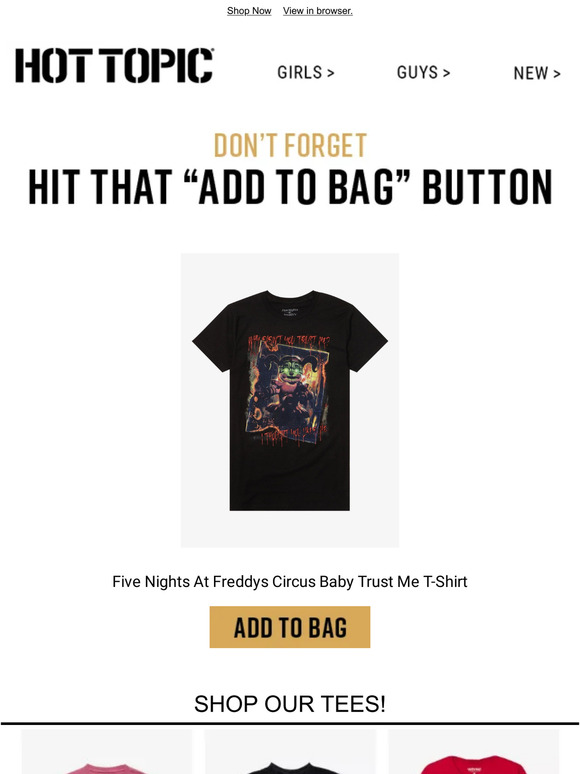 Hot Topic: Go ahead, take another look 👀 | Milled